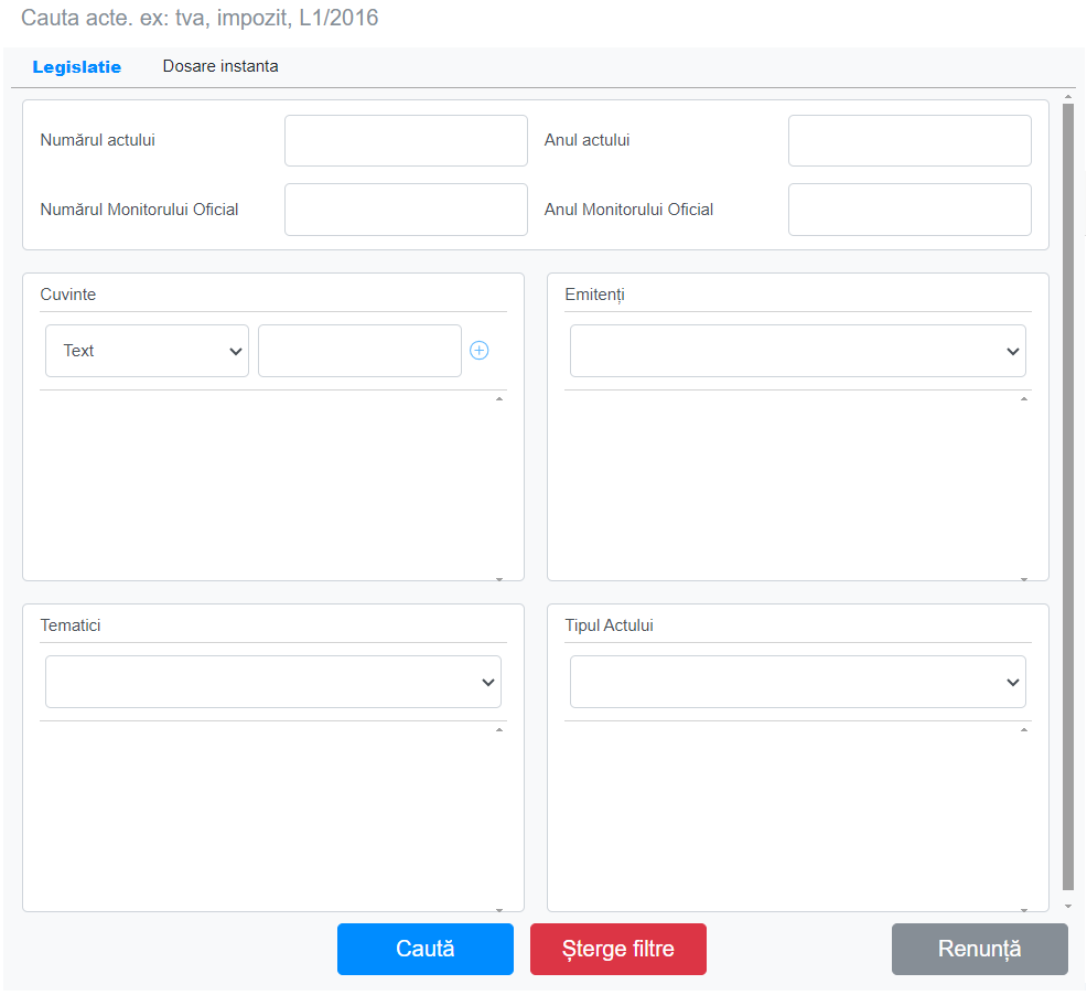 Lex - Program Legislativ