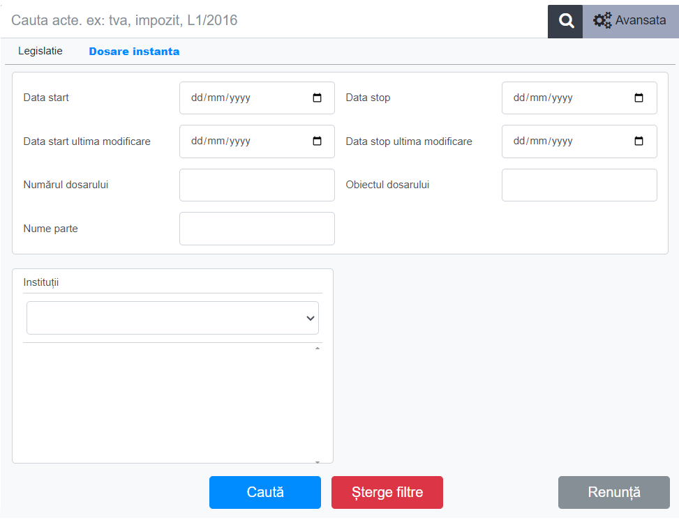 Lex - Program Legislativ